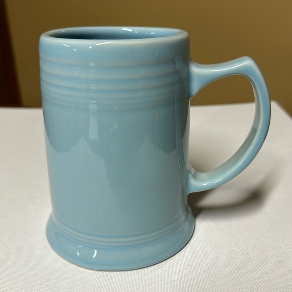Fiesta | Kitchen | Fiesta Sky Blue Beer Stein Pint Mug Ceramic Homer ...
